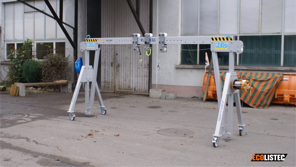 Alu Portalkran Systeme Tragkraft 500kg bis 5000kg – Portalkran & Davit